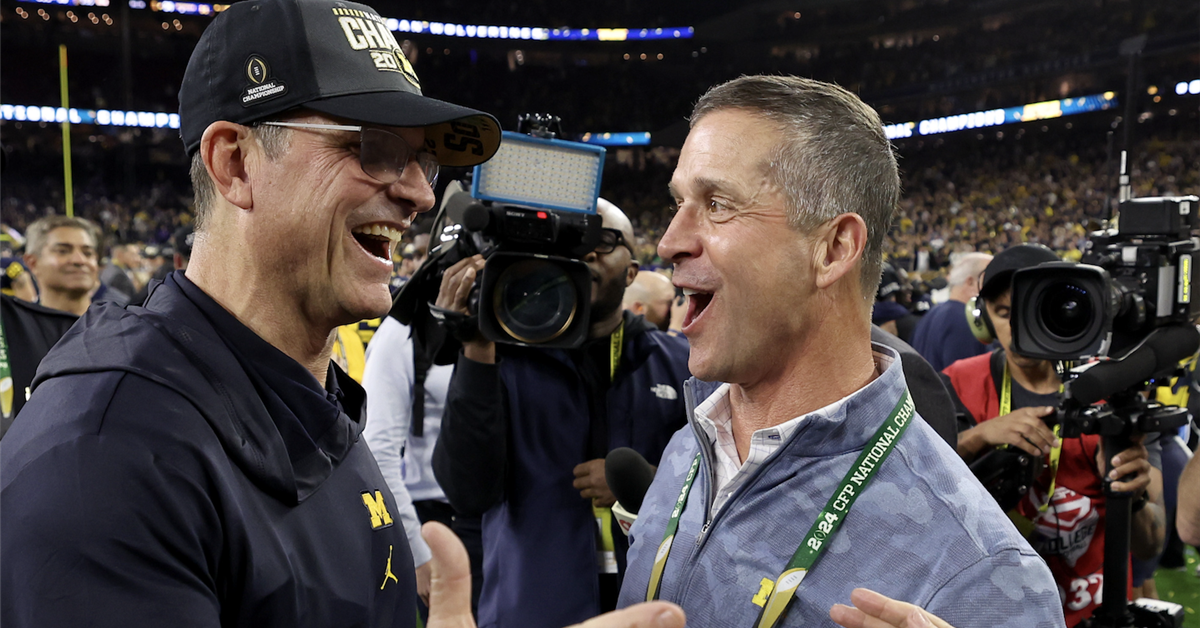Ravens coach John Harbaugh on brother Jim Harbaugh, NFL chatter: 'He ...