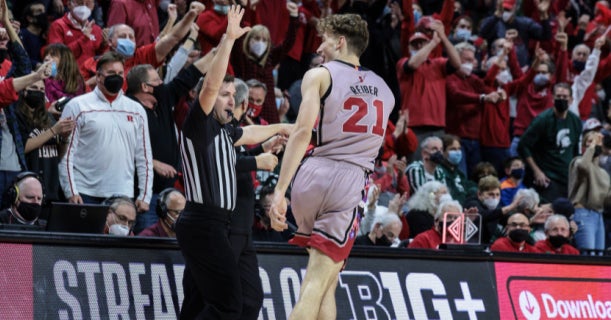 Dean Reiber providing scoring spark off Rutgers bench