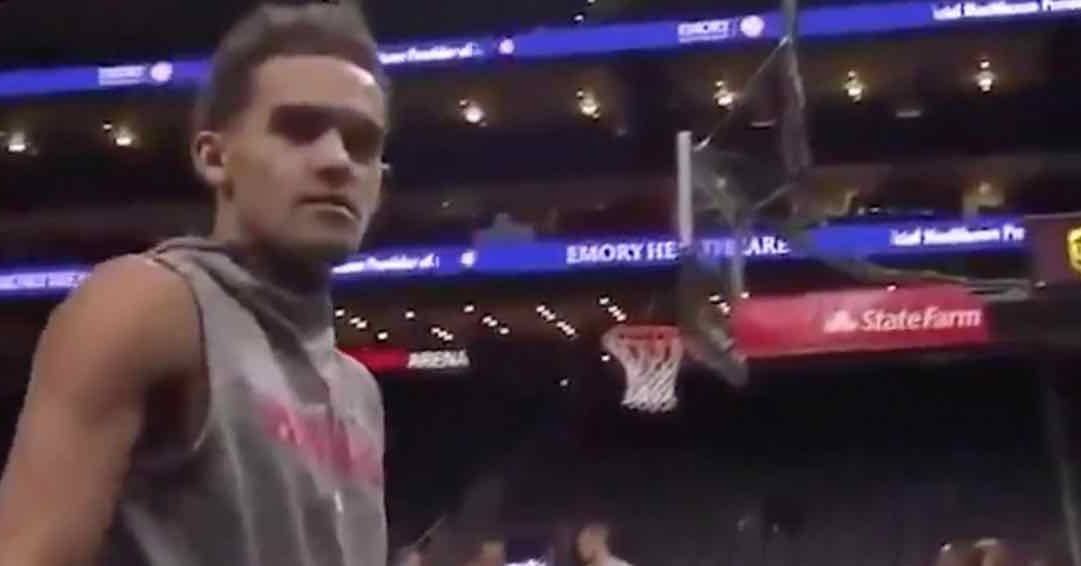 WATCH: Young cashes pregame 3 in perfect sync with Migos’ Splash
