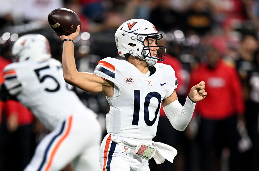 QB Anthony Colandrea starts for Virginia, UVA missing several starters ...