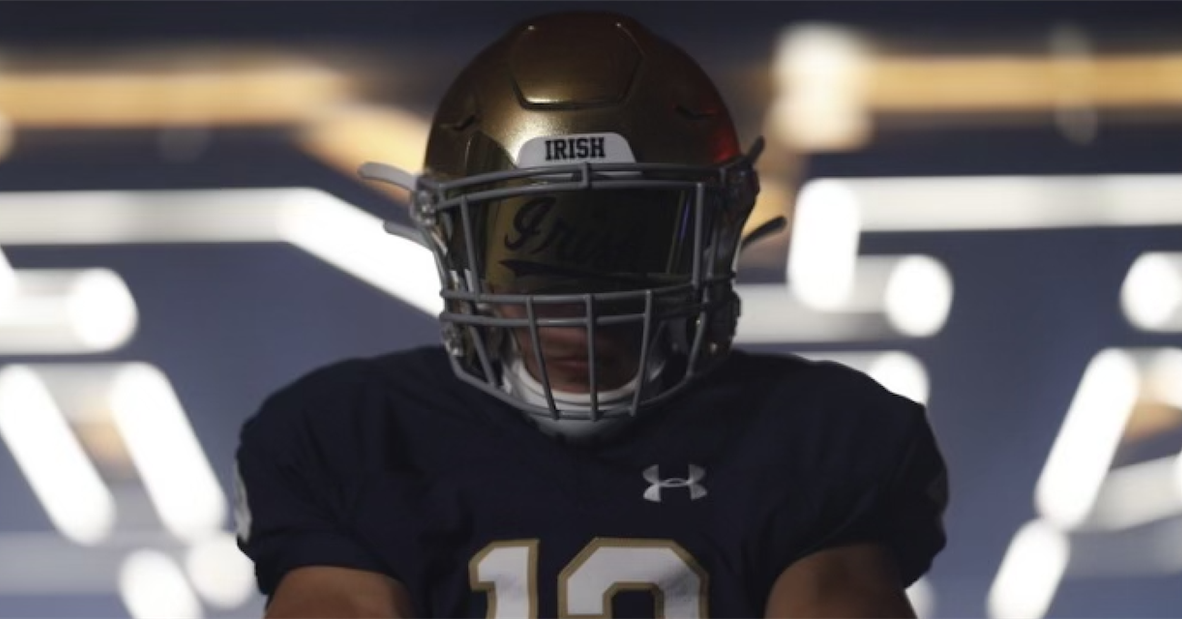 SIGNED: Notre Dame Safety Ben Minich