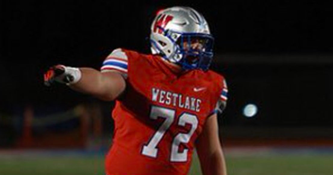 Texas offer 'a dream come true' for Westlake OL Connor Robertson