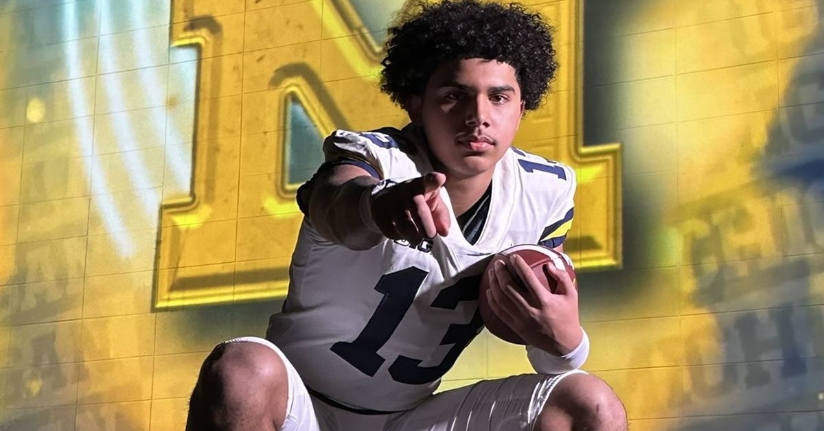 2026 QB Jonas Williams feels at home after visiting U-M; super excited ...