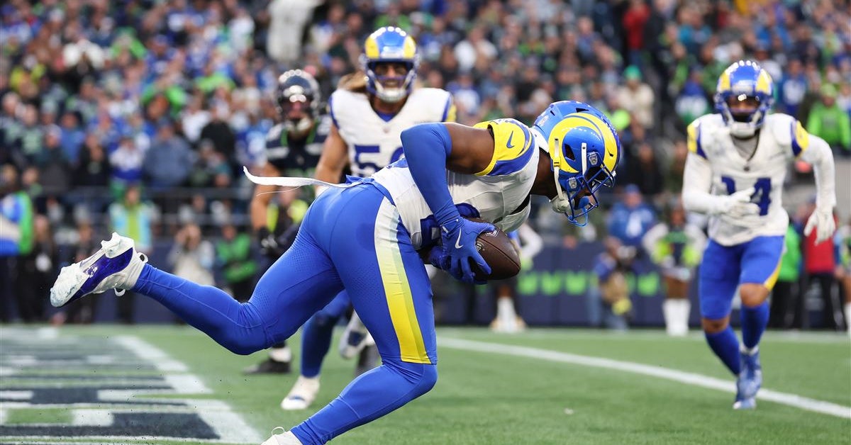 WATCH: Rams rookie Kamren Kinchens returns an interception for an ...