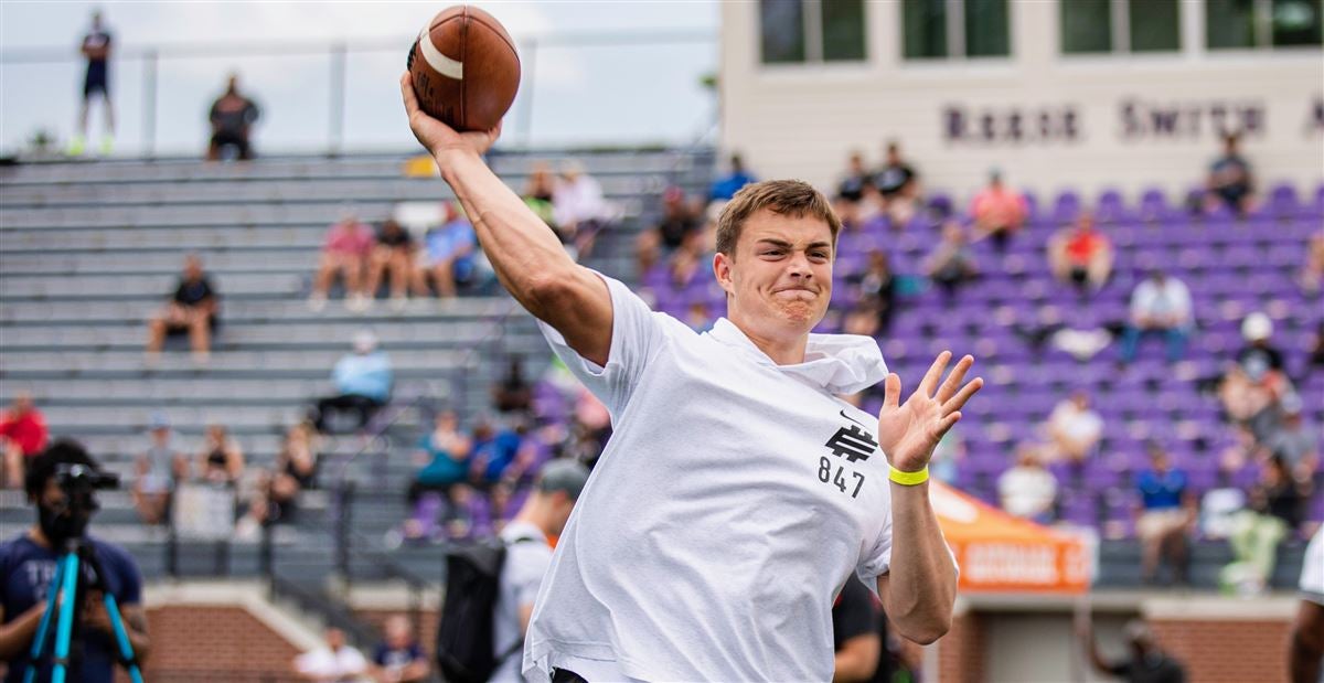 2023 QB Parker Leise building relationship with Kansas' Jim Zebrowski