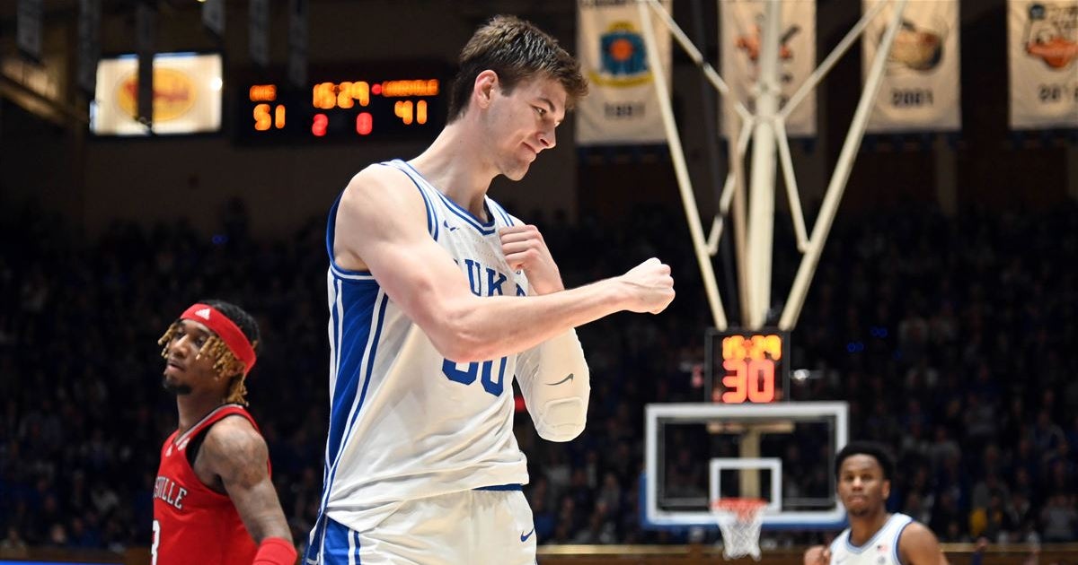 Duke's Kyle Filipowski wins ninth ACC Rookie of the Week award