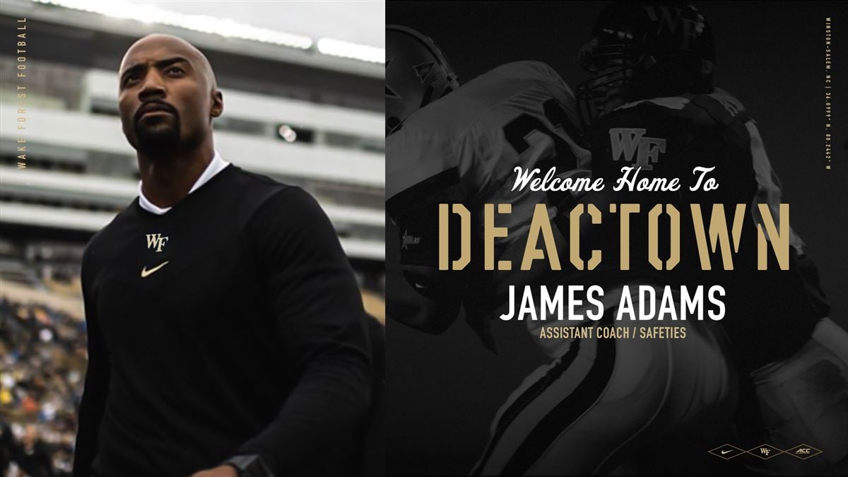 Wake Forest safeties coach James Adams building depth