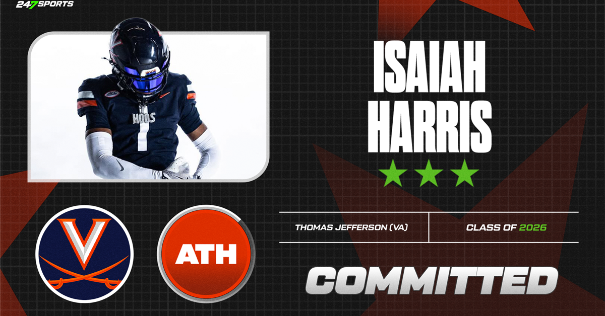 In-state athlete Isaiah Harris commits to Virginia: 'It just feels like ...