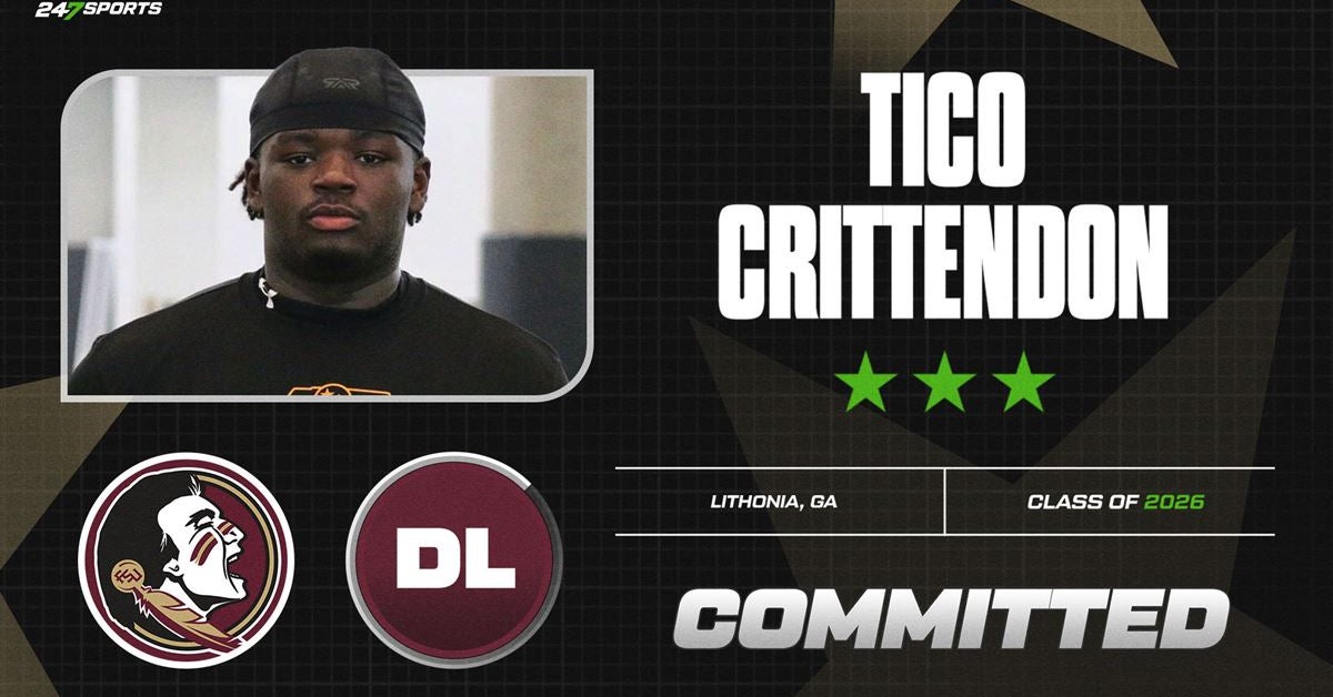 FSU lands commitment from 4-star DL Tico Crittendon over Georgia, Texas ...