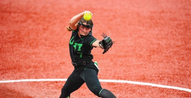 UNT softball splits season opening games at Candrea Classic