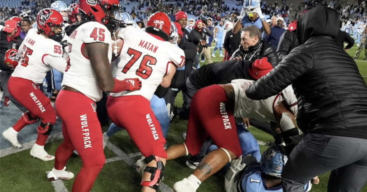 UNC-NC State fight: Mack Brown, Dave Doeren sound off on heated ...
