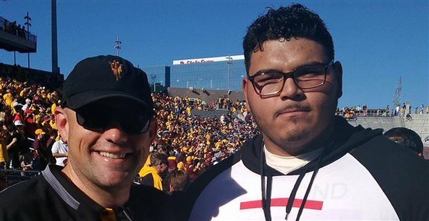 Ralph Frias locked and loaded for Sun Devils