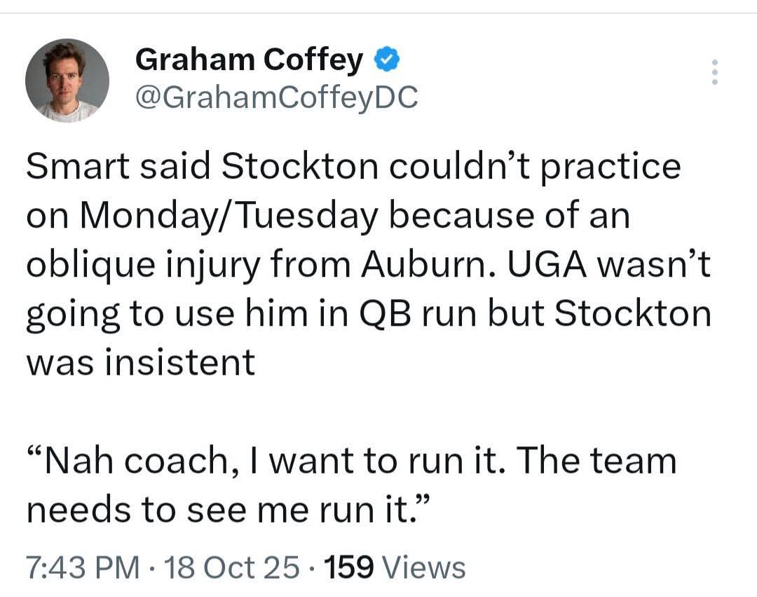 Graham Coffey on X