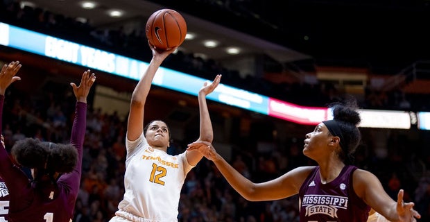Rae Burrell tallies double-double in first career start