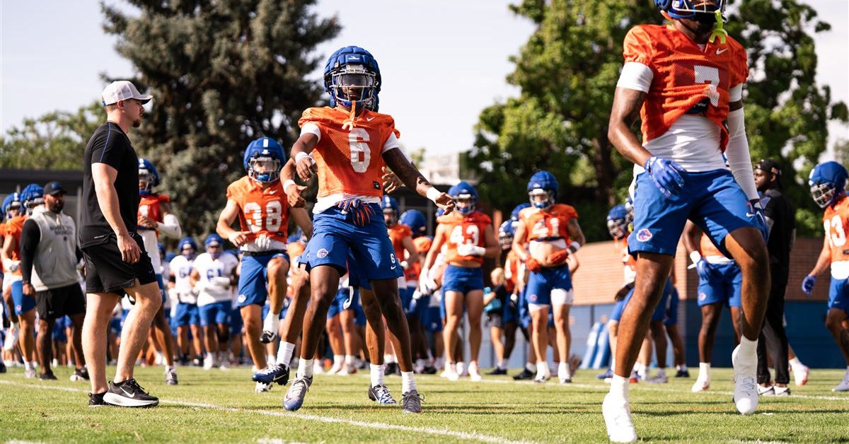 Highlights, takeaways and more from Boise State's first fall camp practice