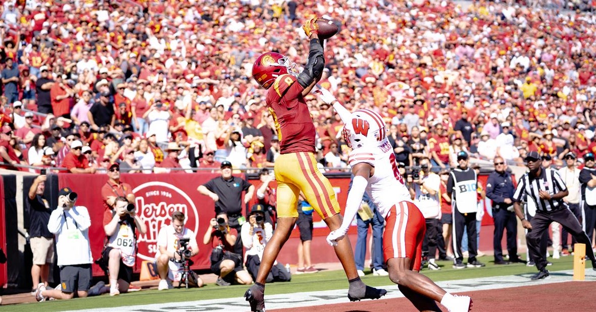 Field-level highlights of USC's 38-21 win over Wisconsin in Big Ten ...