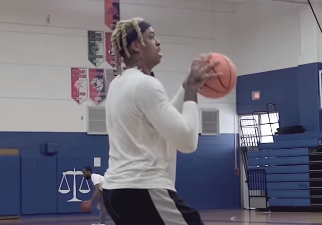 WATCH: Armando Bacot Practices Extended Range in Workout Video