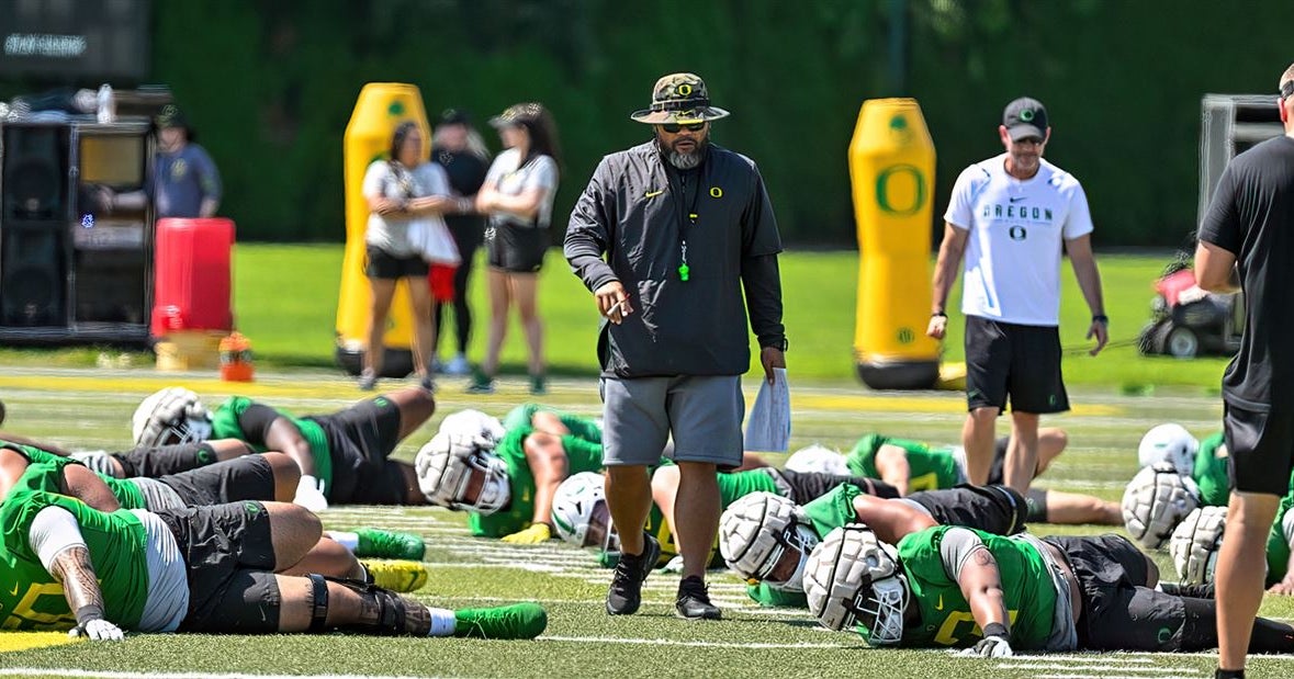 Everything D-Line coach Tony Tuioti said after Oregon's seventh fall ...