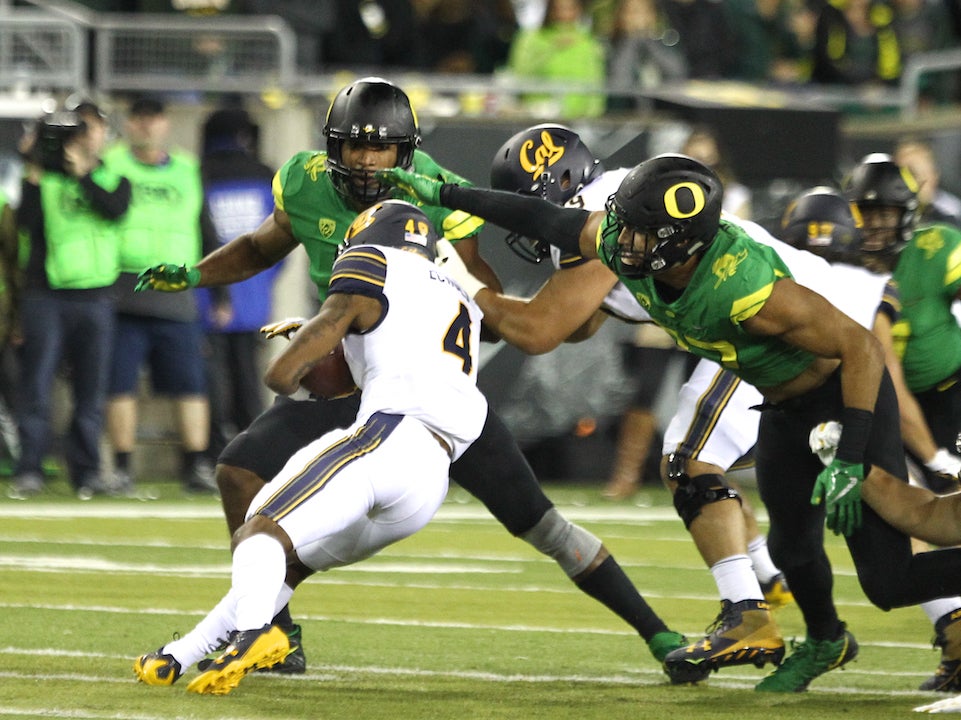 Ranking Oregon's 10 best players in the Cal win