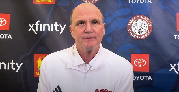 VIDEO: One-on-one with Coach Walberg after Bulldogs' 52-51 loss to UNLV