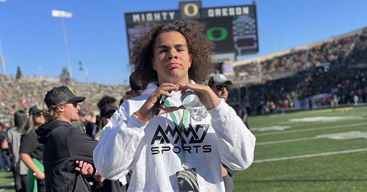 2026 composite four-star edge David Schwerzel checks out Oregon-Ohio ...