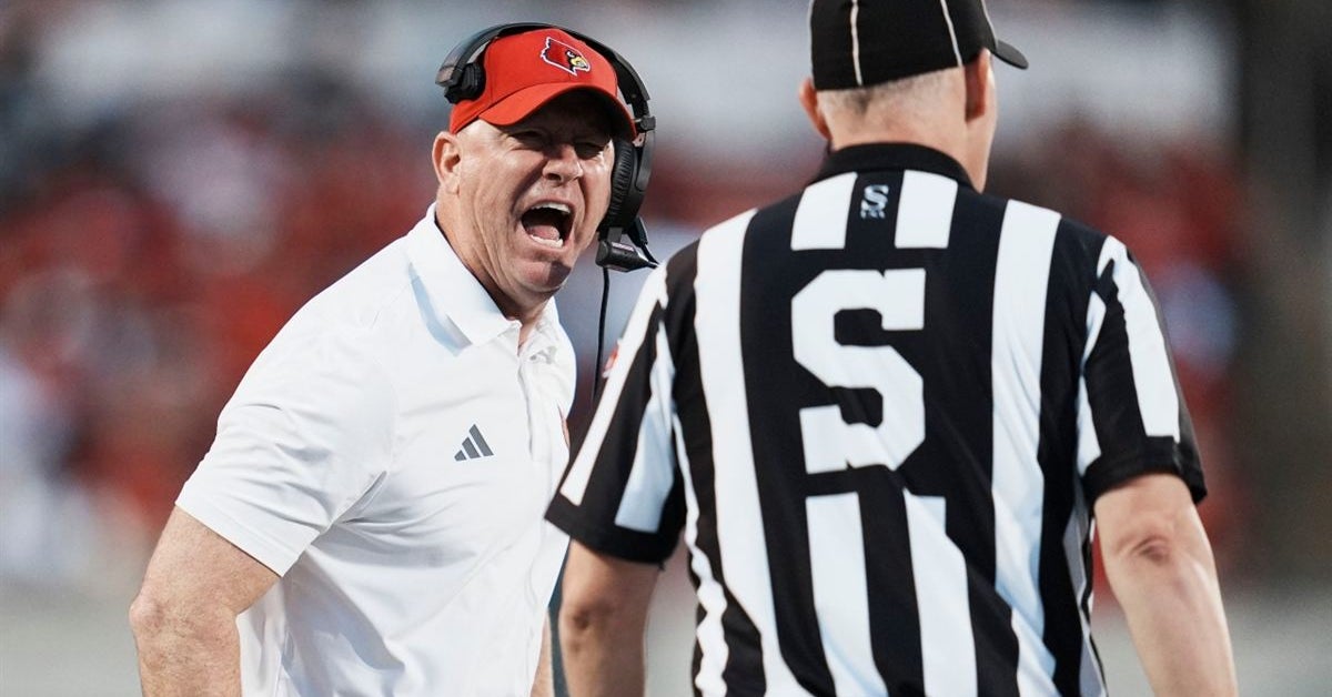 WATCH: Jeff Brohm reacts after Louisville overcame 'rough night' to ...