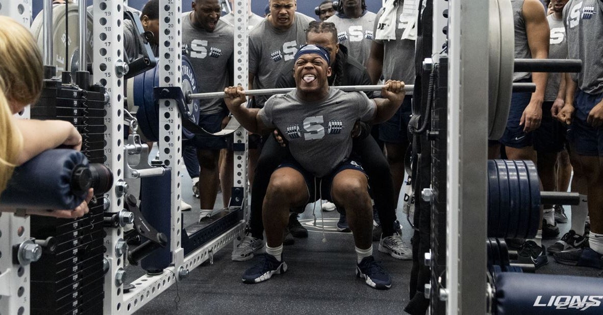 PHOTOS: Penn State football wraps winter workouts with squat Max Out ...