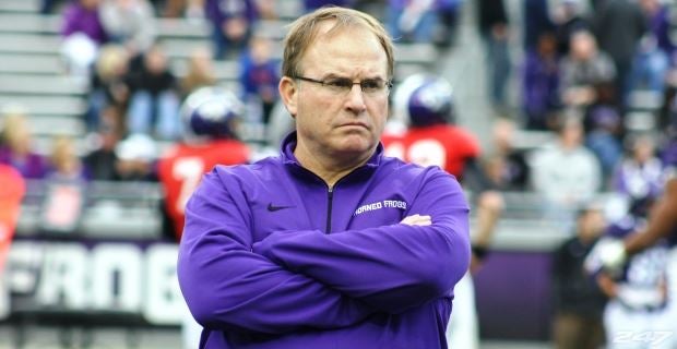 TCU coaches hit the "retweet" button running