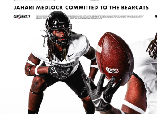 2025 OL Jahari Medlock commits to Cincinnati