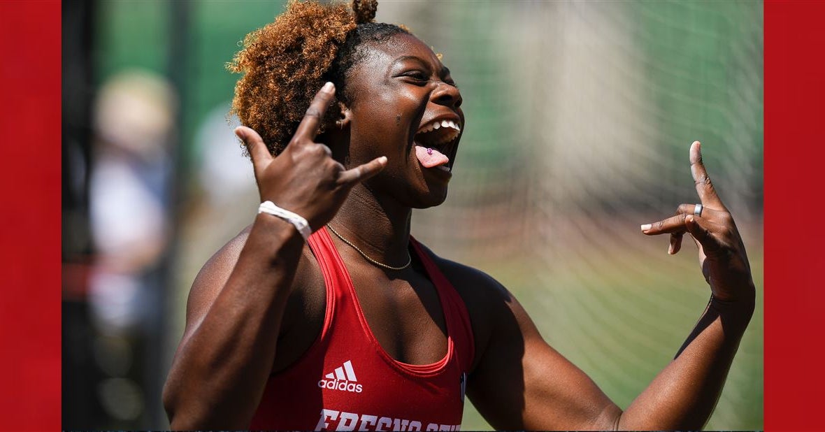 National Champion: Fresno State's Cierra Jackson wins women's discus ...