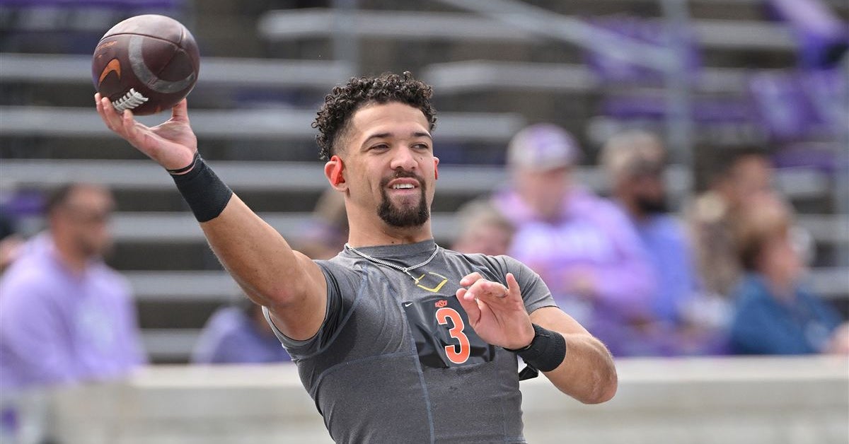 Mike Gundy hopeful Oklahoma State QB Spencer Sanders will play at Kansas