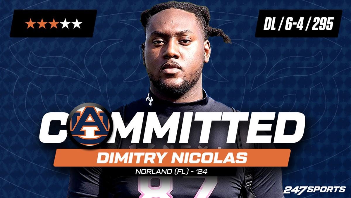 Auburn lands commitment from South Florida DL Dimitry Nicolas