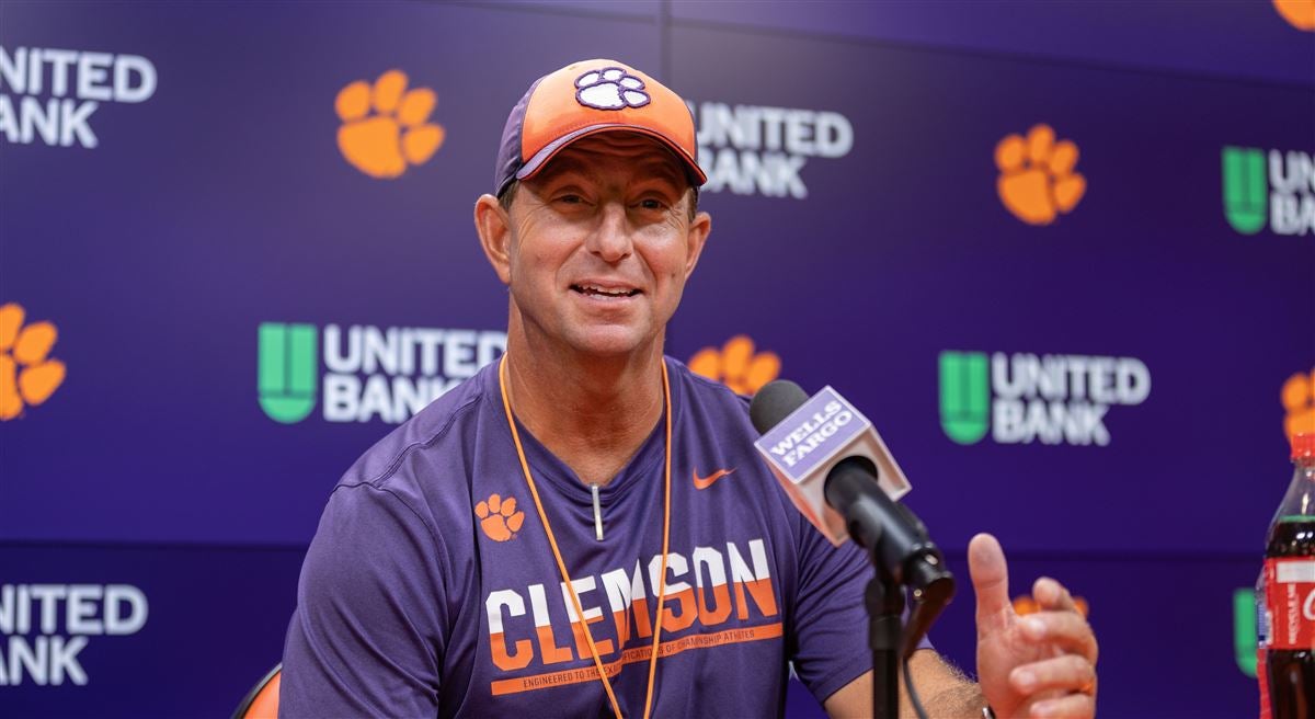 Dabo Swinney previews Day 1 of fall camp
