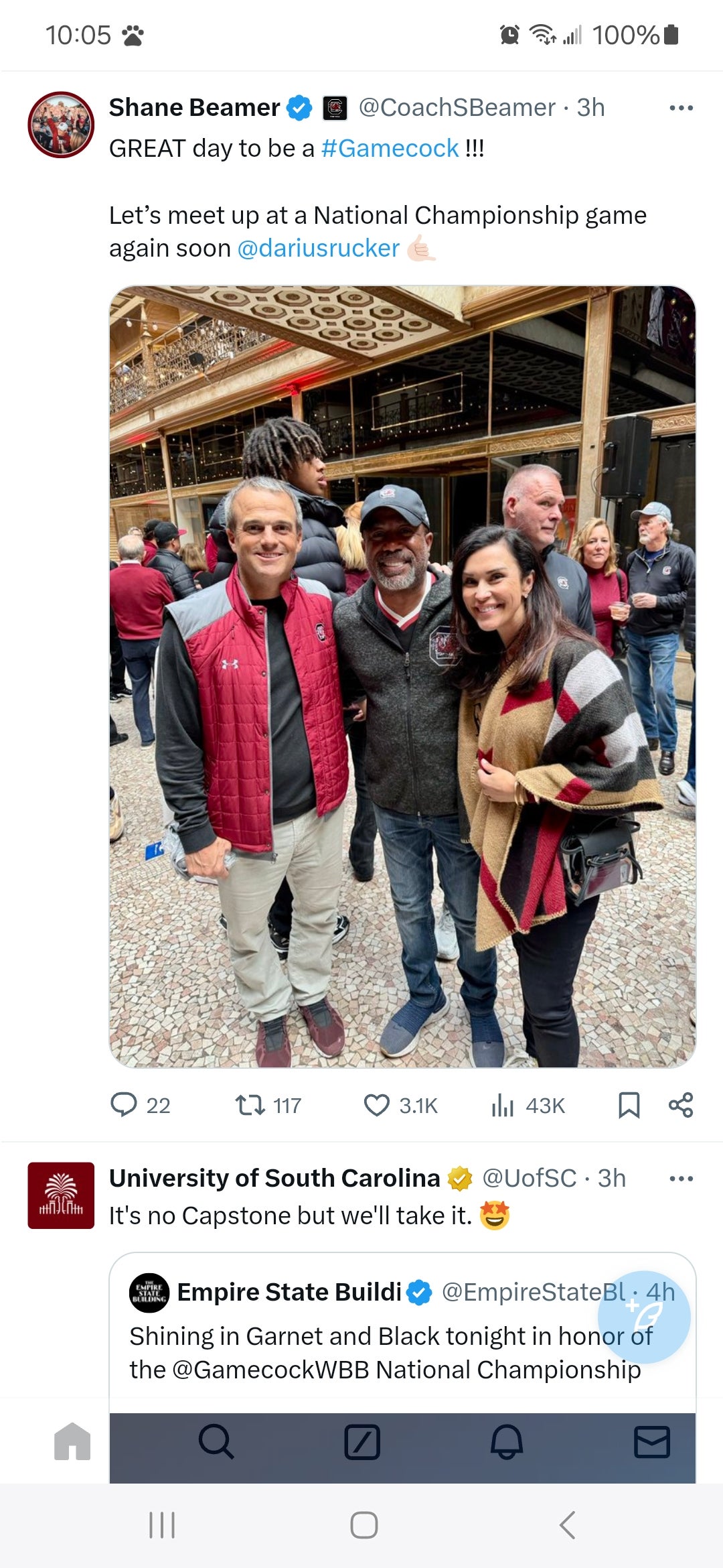 Shane, Darius, and Emily Beamer