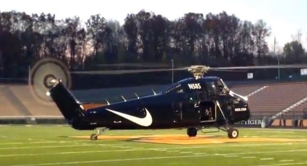 Video: It's a bird, it's a plane, it's Nike delivering gear?