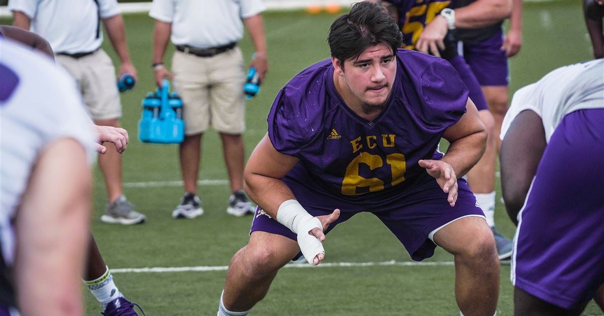Meet Fernando Frye, ECU's unlikely starting offensive lineman