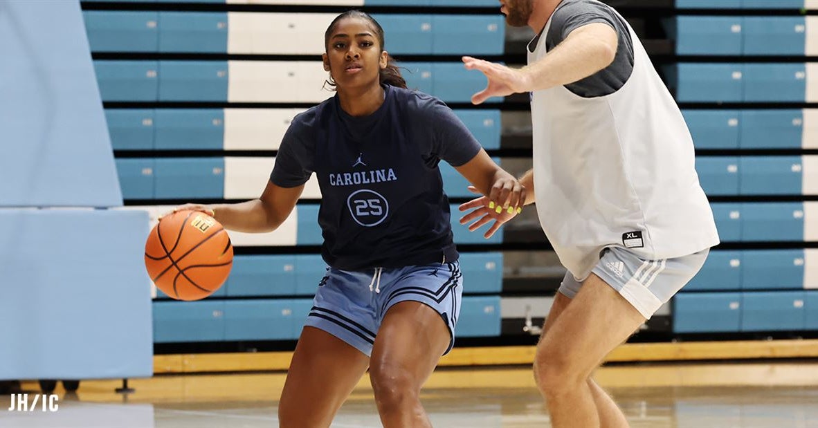 Photos: Inside UNC Women's Basketball Media Day & Practice