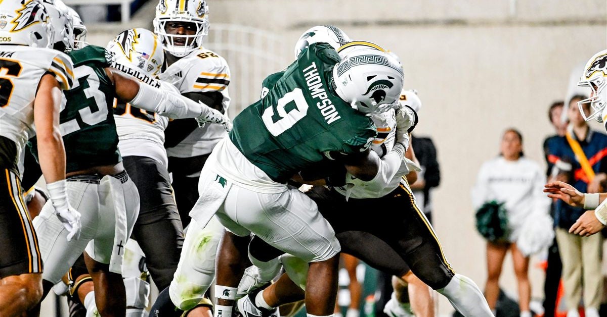 Veteran DE Jalen Thompson joins line of Michigan State players entering ...