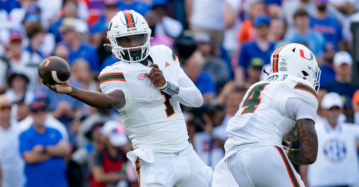 Cam Ward's decision to return to college football pays off for Miami in ...