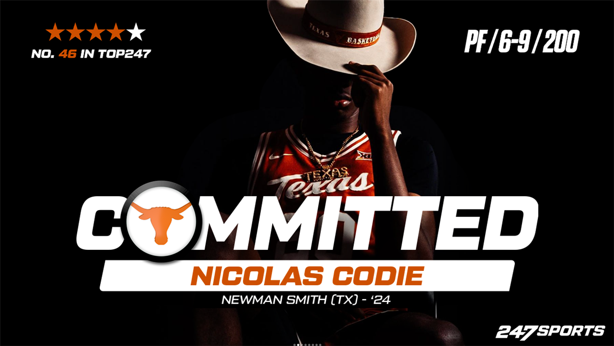 Texas lands their second 2024 pledge in top-50 senior Nicolas Codie ...