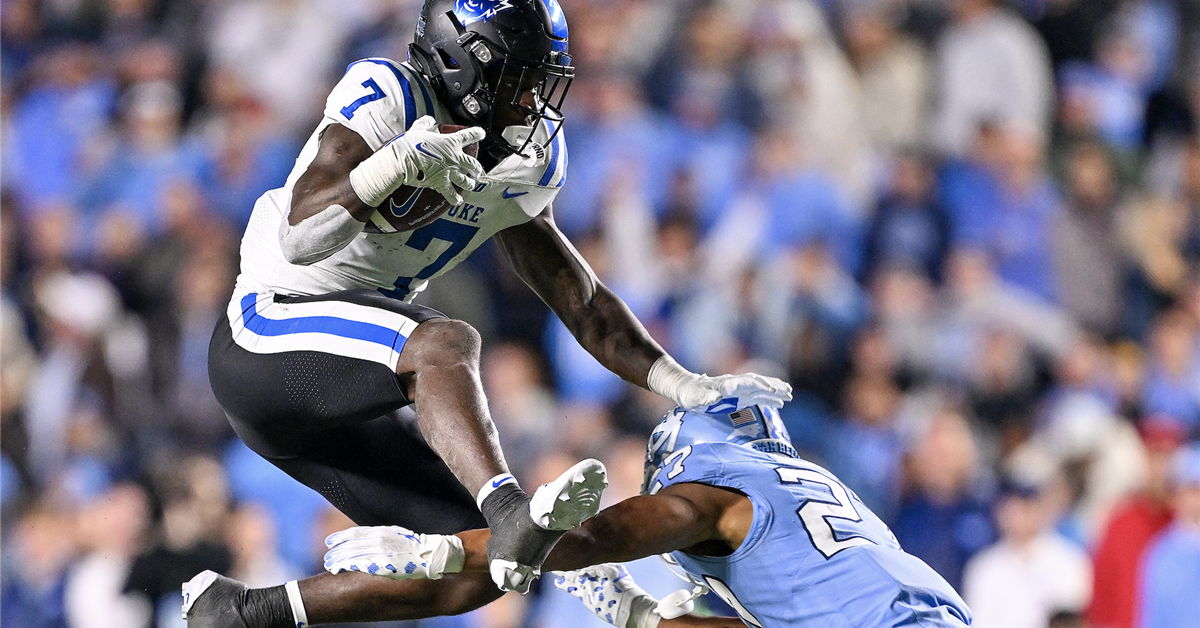 Transfer portal: Duke RB Jordan Waters attracting attention from ...