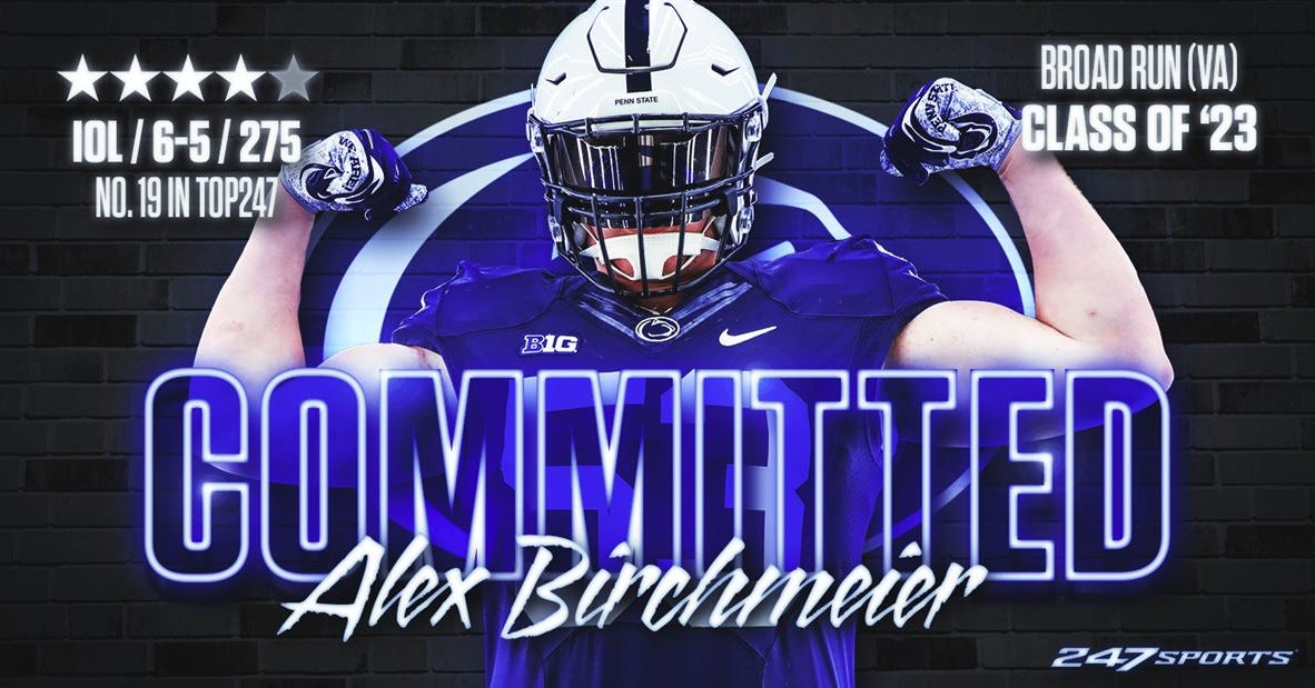 Nation's No. 1 interior OL Alex Birchmeier commits to Penn State
