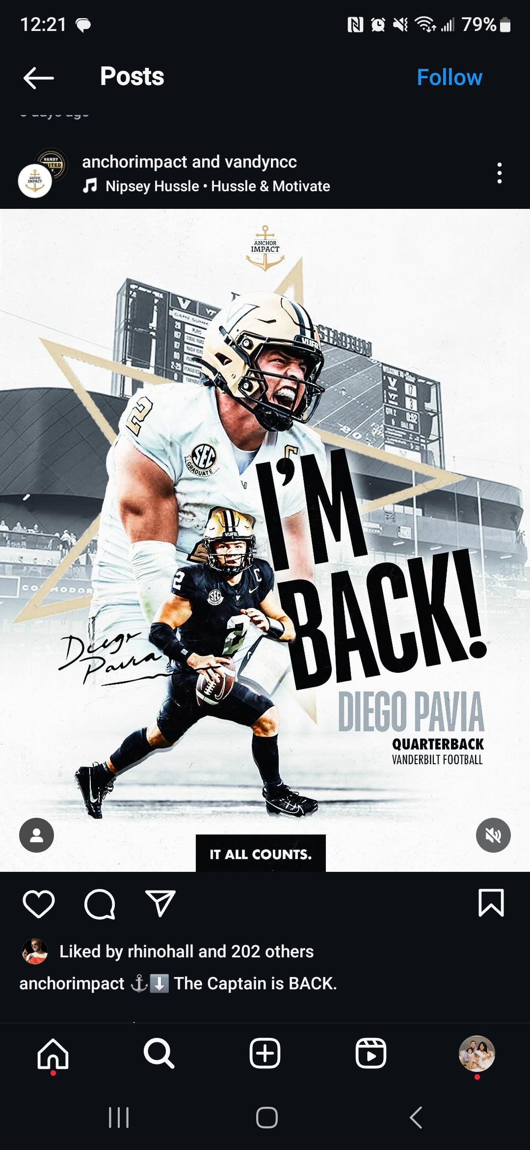 Pavia officially back?