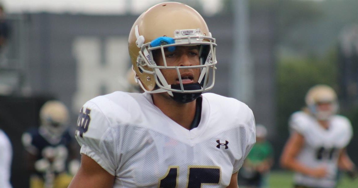 Former Notre Dame WR Corey Holmes transferring to Purdue