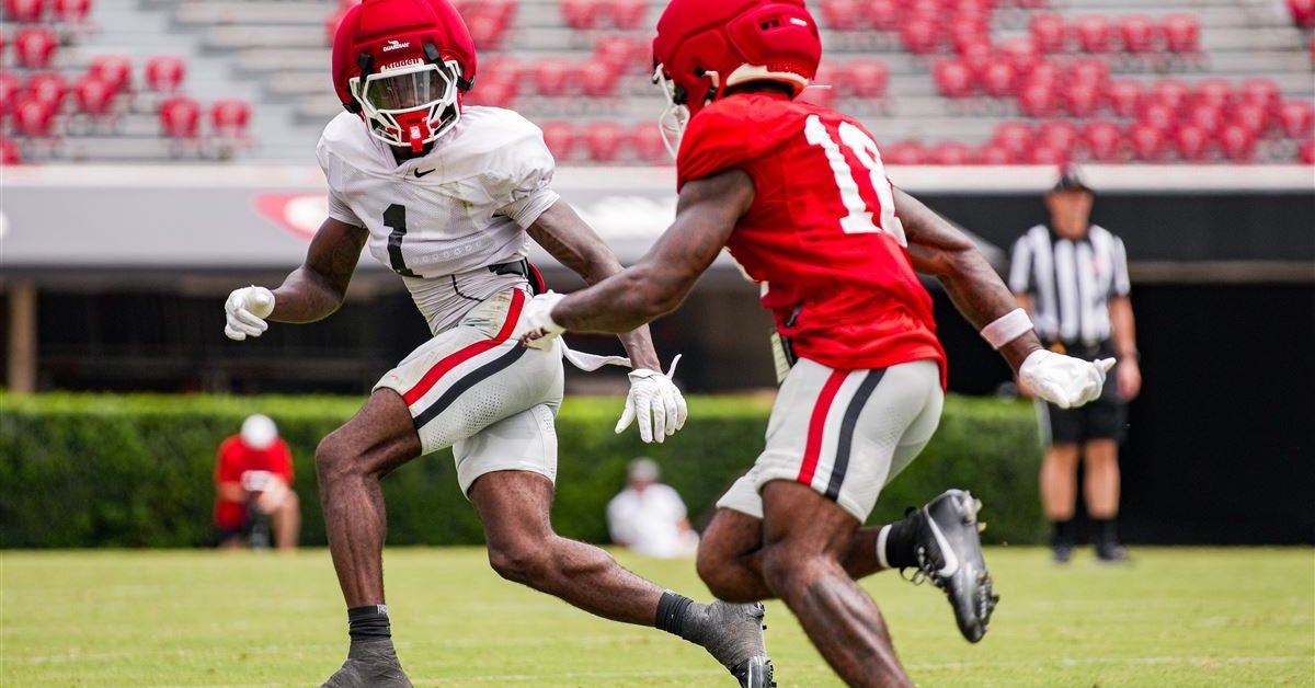 PHOTOS: Georgia football holds 1st scrimmage of fall camp