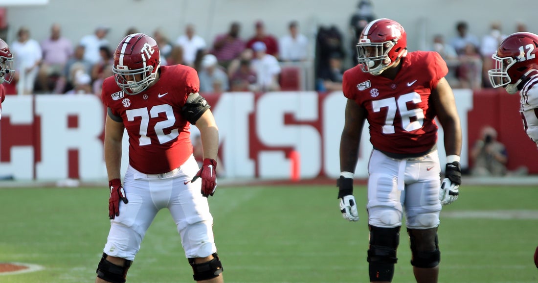 WATCH: Alabama OT Pierce Quick land a 51-inch box jump