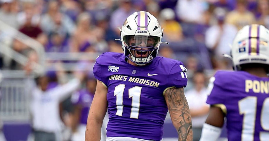 Transfer linebacker Aiden Fisher from James Madison commits to Indiana