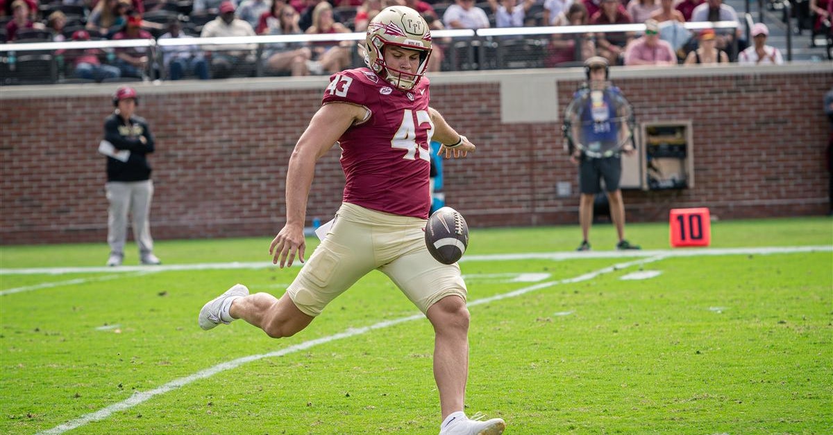 Florida State starting punter Mac Chiumento plans to enter the NCAA ...