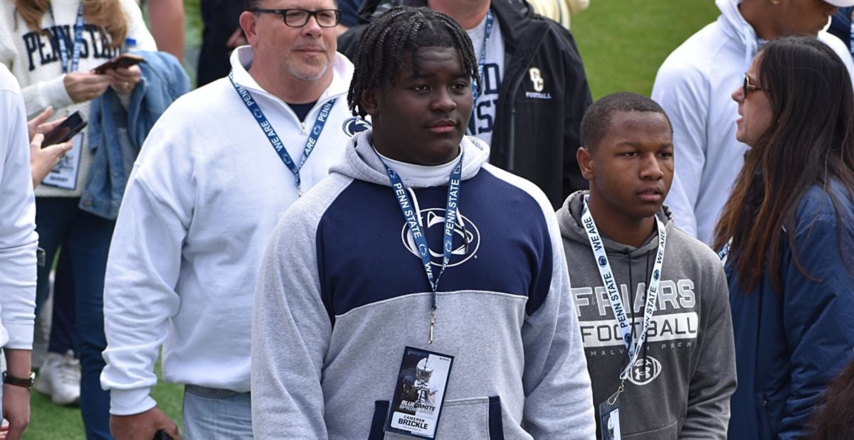 In-state DL target Cameron Brickle returning to Penn State on Saturday