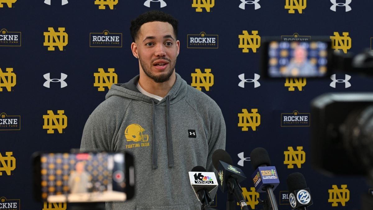 Kaleb Smith Pleased to Reunite with Sam Hartman, Help Lead Irish ...